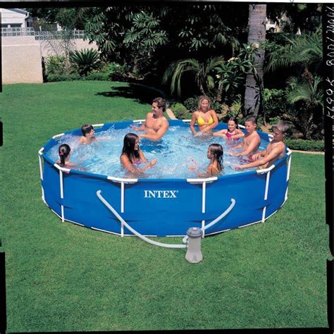 Piscina Metal Frame 366x76cm Intex 28212/56996 — Bricowork