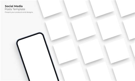 빈 광장이있는 스마트 폰 소셜 미디어 게시물 블로거 또는 브랜드 디자인을위한 템플릿 사회 문제에 대한 스톡 벡터 아트 및 기타 이미지 사회 문제 0명 개념 Istock