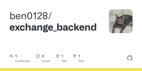 GitHub Ben Exchange Backend