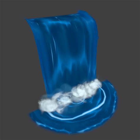artstation stylized waterfall vfx