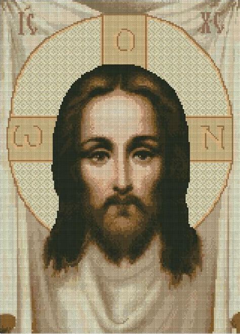 Вышивка Иисус крестом схема в Pdf №5999