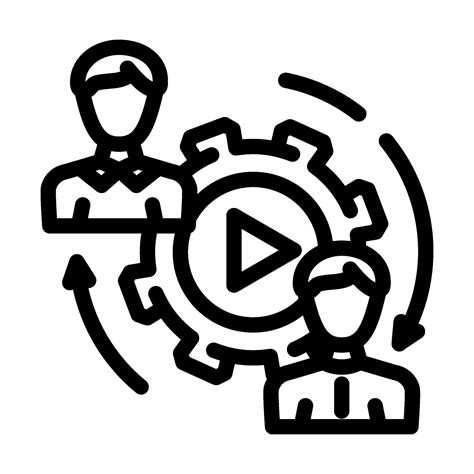 Customer Interaction Social Media Line Icon Vector Illustration 34790677 Vector Art At Vecteezy