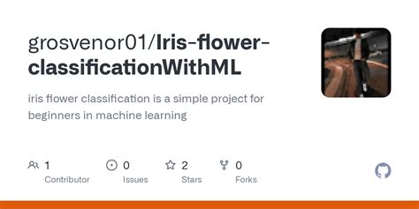 Github Grosvenor01iris Flower Classificationwithml Iris Flower Classification Is A Simple