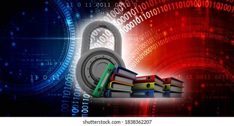 3d Rendering Binder Lock Stock Illustration 1984648943 Shutterstock
