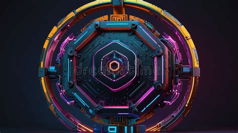 Quantum Interface The Dawn Of Digital Evolution Stock Illustration