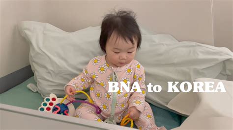 🇺🇸vlog 8개월 아기와 단둘이 첫 한국행 Youtube