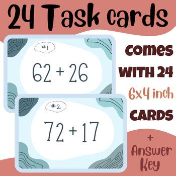 Adding Two Digit Numbers Without Regrouping Composing Coloring Activity Games