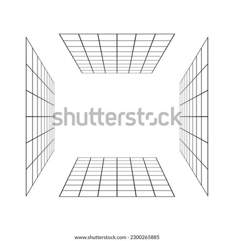 Grid Surface Background Design Technology Frame Stock Vector Royalty