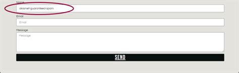 Block Spam Messages From Forms Elementor