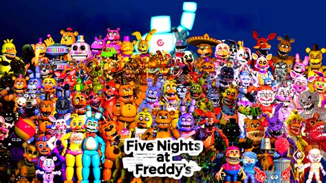 Five Nights At Freddys Characters List All Fnaf Gamesroid