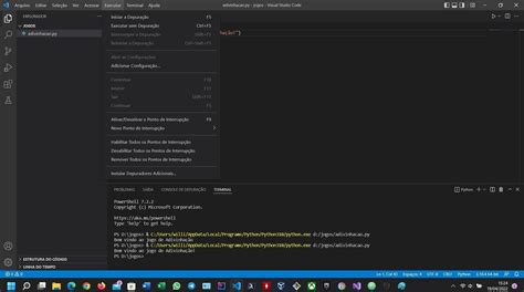 Não Consigo Rodar O Código No Vs Code Python Começando Com A Linguagem Solucionado