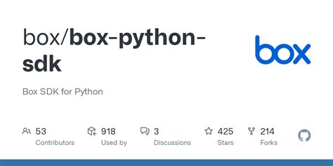 github box box python sdk box sdk for python