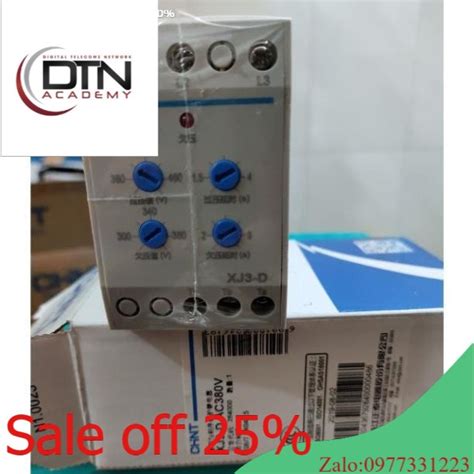 Mua Relay Rơ Le Relay Bảo Vệ điện áp Bảo Vệ Lỗi Pha Lệch Pha Chint Xj3 D Xj3 G Giá Rẻ Nhất