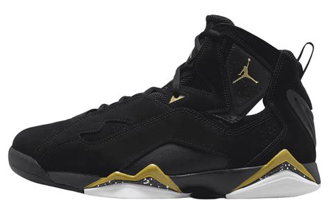 Jordan True Flight Black Metallic Gold Jul 2024 342964 072