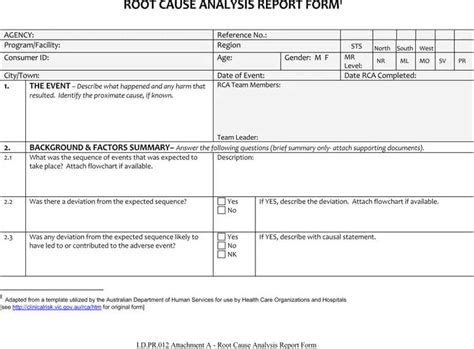 Software Root Cause Analysis Template 53 Koleksi Gambar