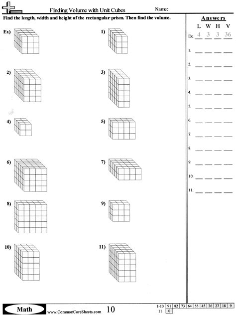 Combined Volume Worksheets 5th Grade Printable Calendars At A Glance