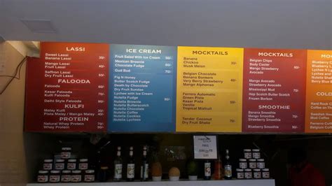 Menu At Lassi Shop Hyderabad 1 13