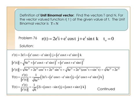 12 4 Tangent Vectors And Normal Vectors Ppt Download