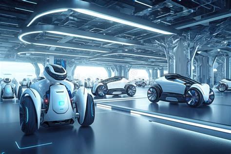 Latest Advancements In Autonomous Technology And Robotics Generative Ai Stock Illustration