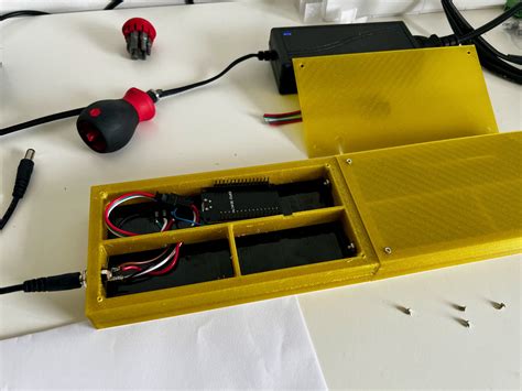 8x32 led matrix case ws2812 by marcus download free stl model