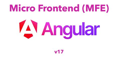 angular micro frontend mfe setup with native federation standalone by subhrangsu bera