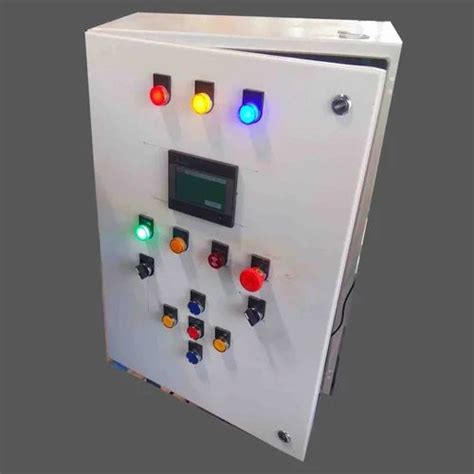 PLC Three Phase HMI Control Panel For Domain Management 4 Inch At 35000 Piece In Coimbatore