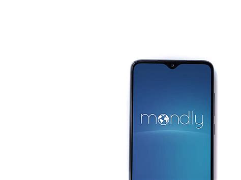 Launch Screen Of Mondlay Language Learning App Featuring Logo On D