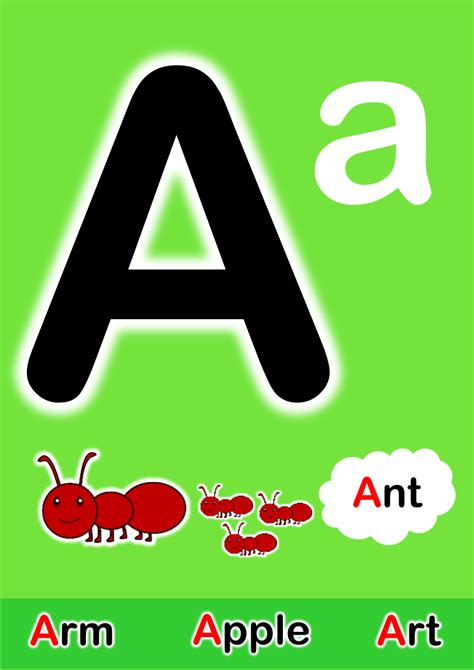 บัตรคำ A Z สื่อการสอนภาษาอังกฤษ บัตรคำ สำหรับเด็กประถม