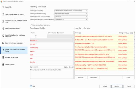 Prestashop Import Of Products File Formats And Samples