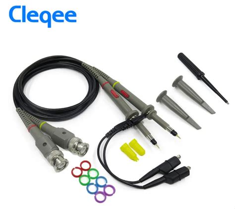 Tektronix 오실로스코프 용 Cleqee 2pcs P6060 오실로스코프 프로브 60mhz 클립 Hp X1x10 Dc