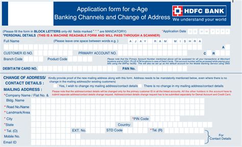 How To Change Hdfc Registered Mobile Number Through Atm Printable Online