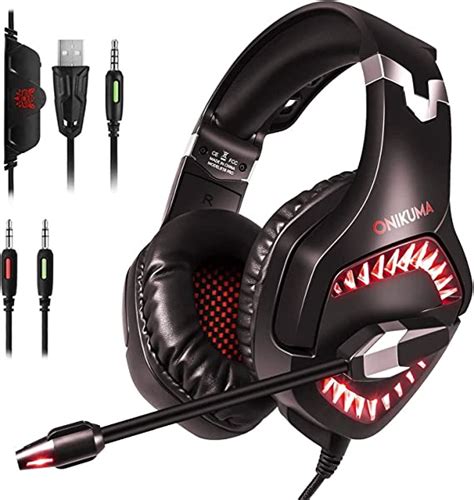 Onikuma K1b Pro Gaming Headset 71 Surround Sound Noise Cancelling