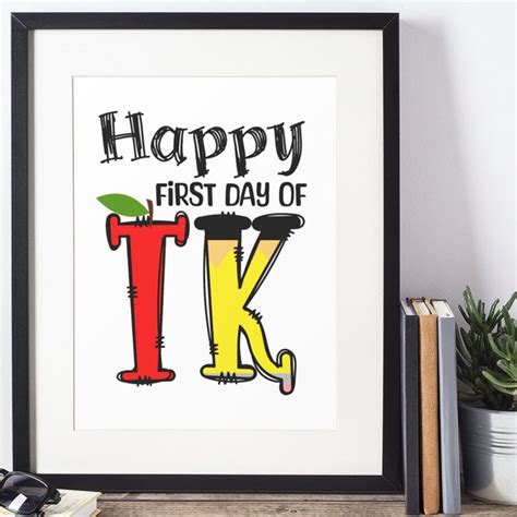 Tk Classroom Sign Etsy