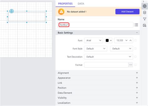 Textbox Report Item Web Reportdesigner Bold Reports
