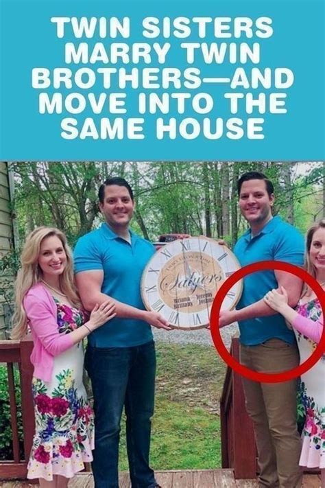 Twin Sisters Marry Twin Brothers—and Move Into The Same House Twin