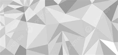 White Polygonal Mosaic Triangular Background Abstract Light Gray Background Low Poly Textured