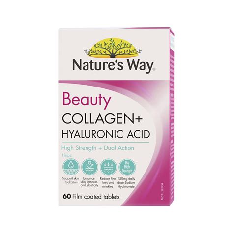 Beauty Collagen Hyaluronic Acid 60 Tablets Wholelife