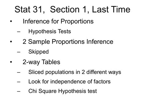 Chi Square Statistic