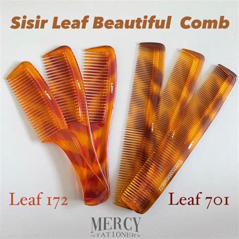 Jual Sisir Rambut Leaf Gagang Warna Warni Plastik Serit Tulang Shopee