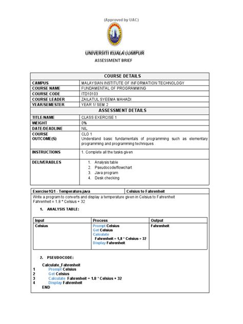 Lab 1 Example Pdf Body Mass Index Computer Programming