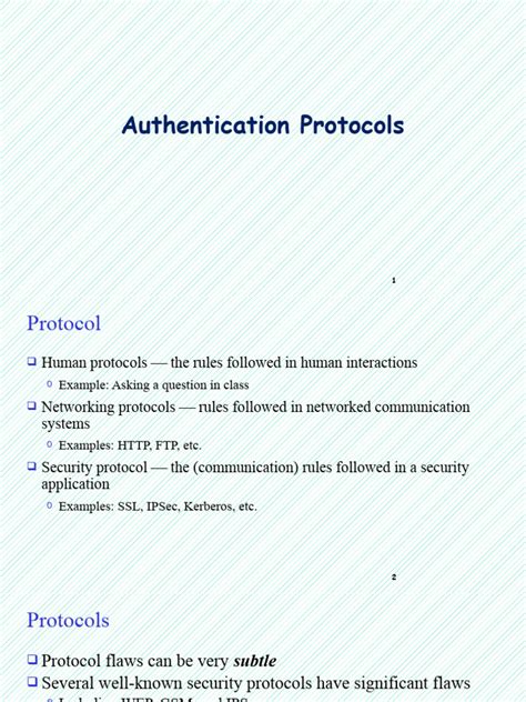 Lecture5 Authentication Protocols Part I Download Free Pdf Public