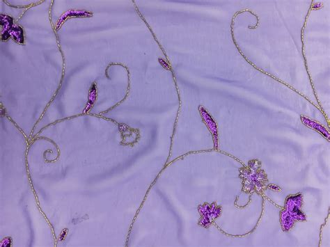 Reduced Beaded Silk Chiffon Beaded Pretty Fabric Silk Chiffon