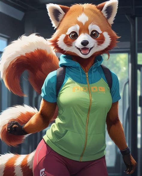 Anthropomorphic Red Panda 3 By Fr33m4n63625 On Deviantart