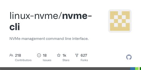 Github Linux Nvmenvme Cli Nvme Management Command Line Interface