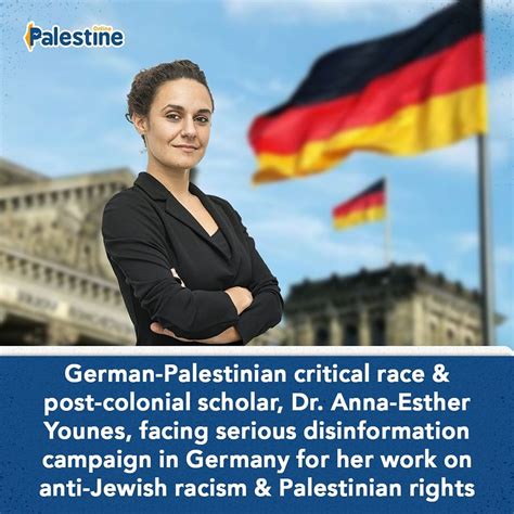 Palestine Dr Anna Younes A German Palestinian Scholar