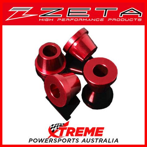 Zeta For Suzuki Drz400sm 05 And Up Red Rubber Killer Solid Cone Bar