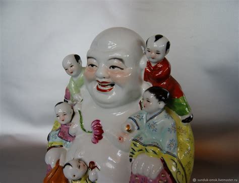 Винтаж ХОТЕЙ С ДЕТЬМИ Старый Китай 1950 е в интернет магазине Ярмарка Мастеров по цене 10600