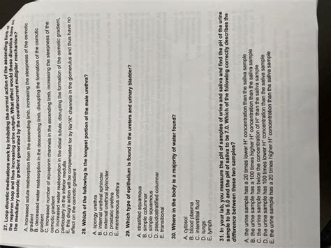 Solved 27 Loop Diureti 1 Loop Diuretic Medications Work Hy