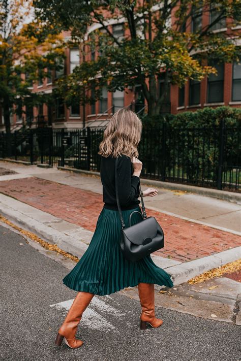 Green Skirt How To Wear For The Holidays See Anna Jane Green