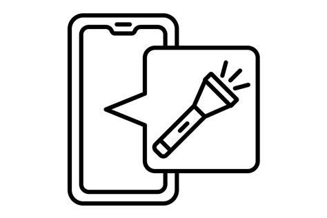 Torch Outline Icon Graphic By Maan Icons · Creative Fabrica